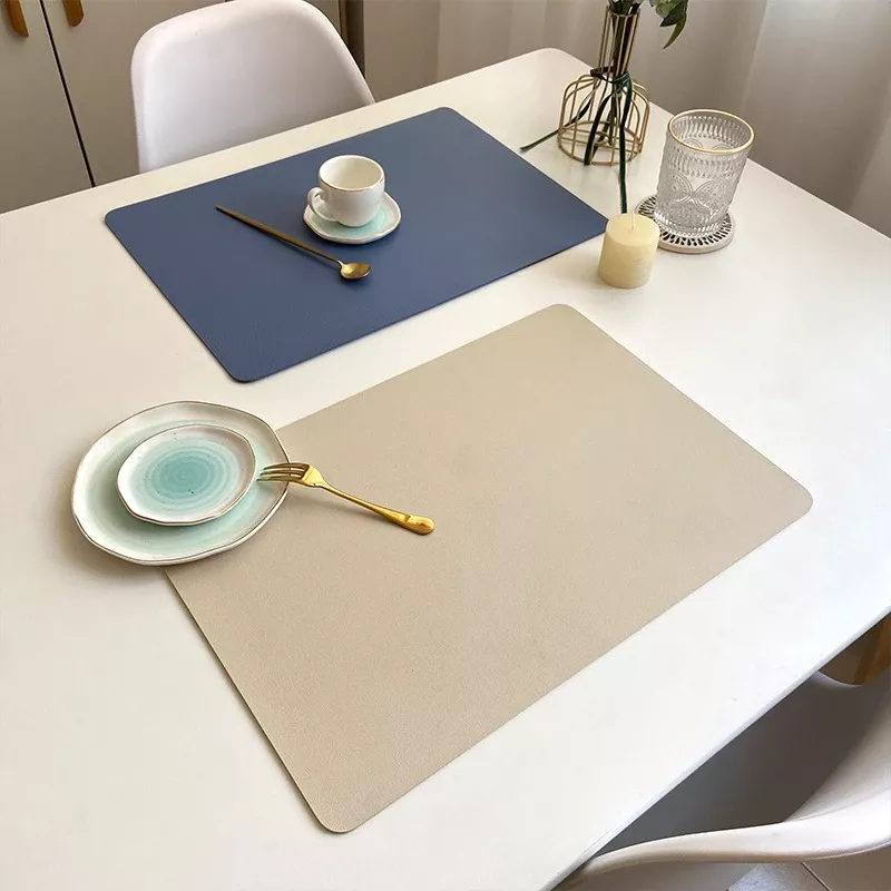 Set de table accueillant en cuir double couche - Mon Coin Maison